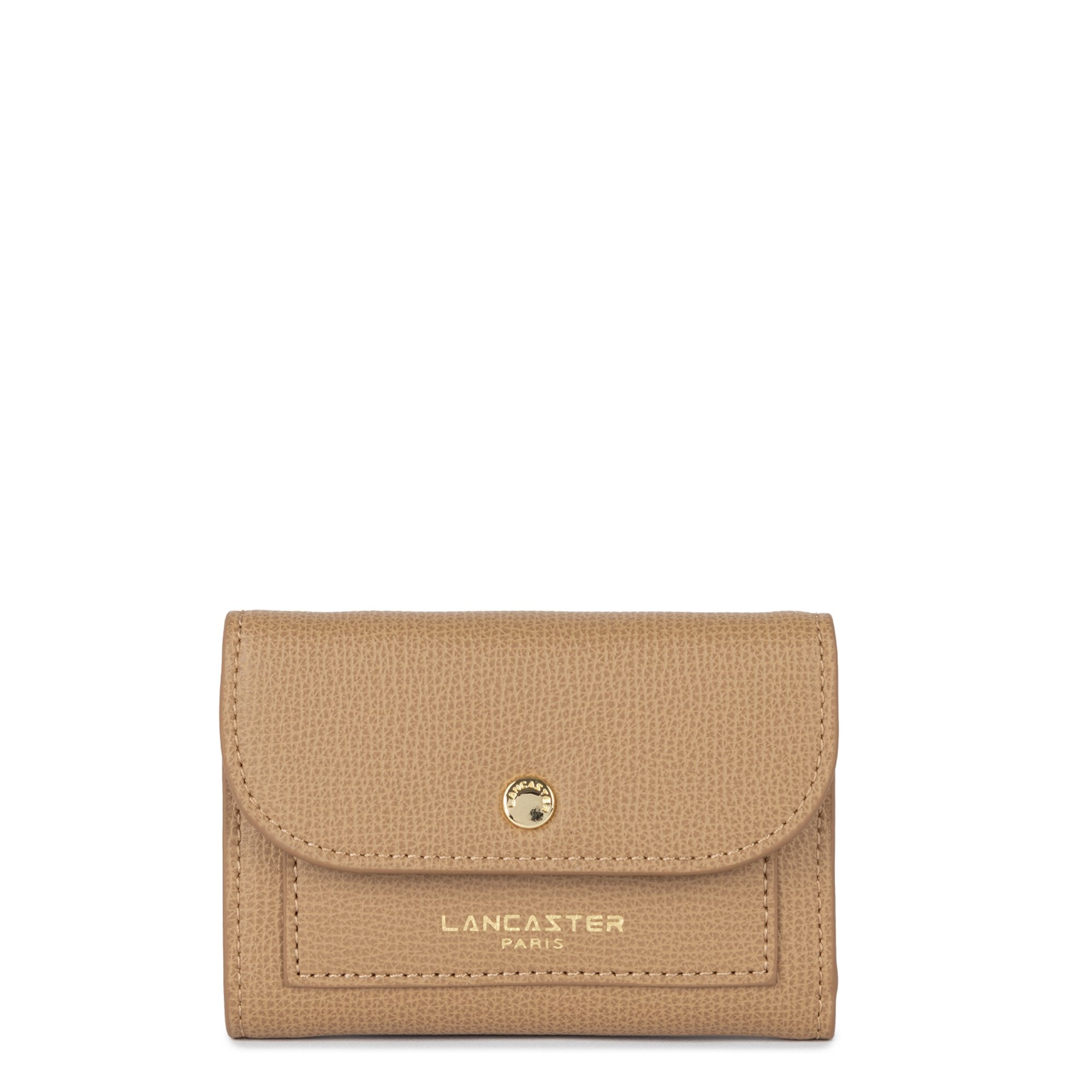 Lancaster Wallet A flap with snap Sierra PM 138-014 Sand – Lucky Bag™